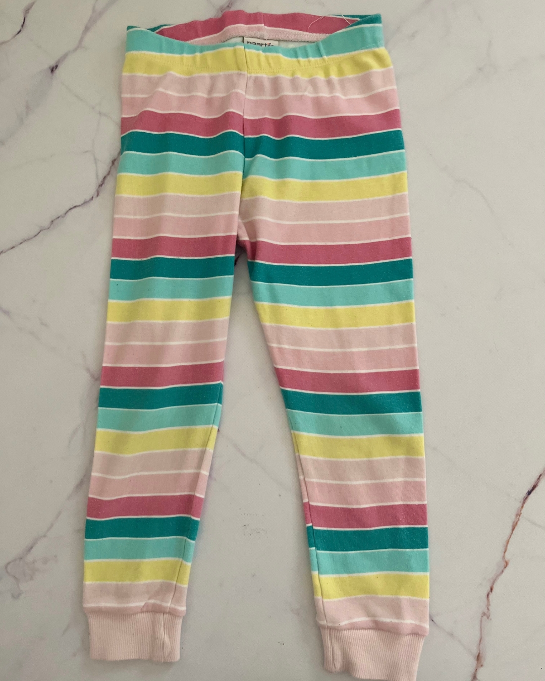 Naartjie rainbow striped unicorn tracksuit set 4/5Y – Nearly New Kids