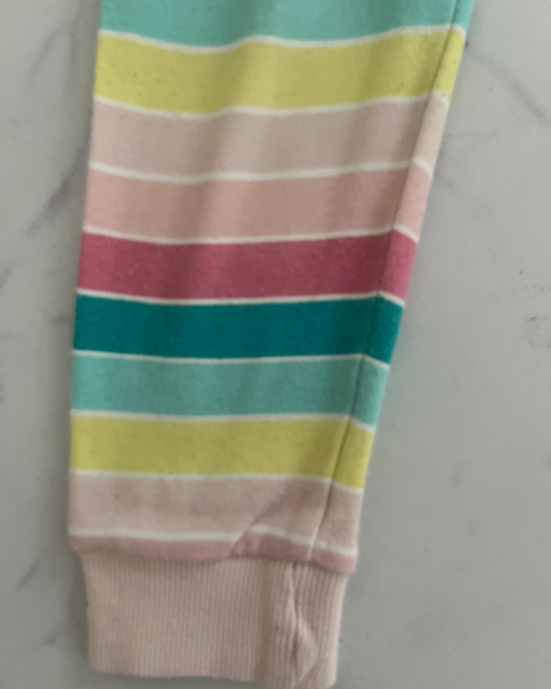 Naartjie rainbow striped unicorn tracksuit set 4/5Y – Nearly New Kids