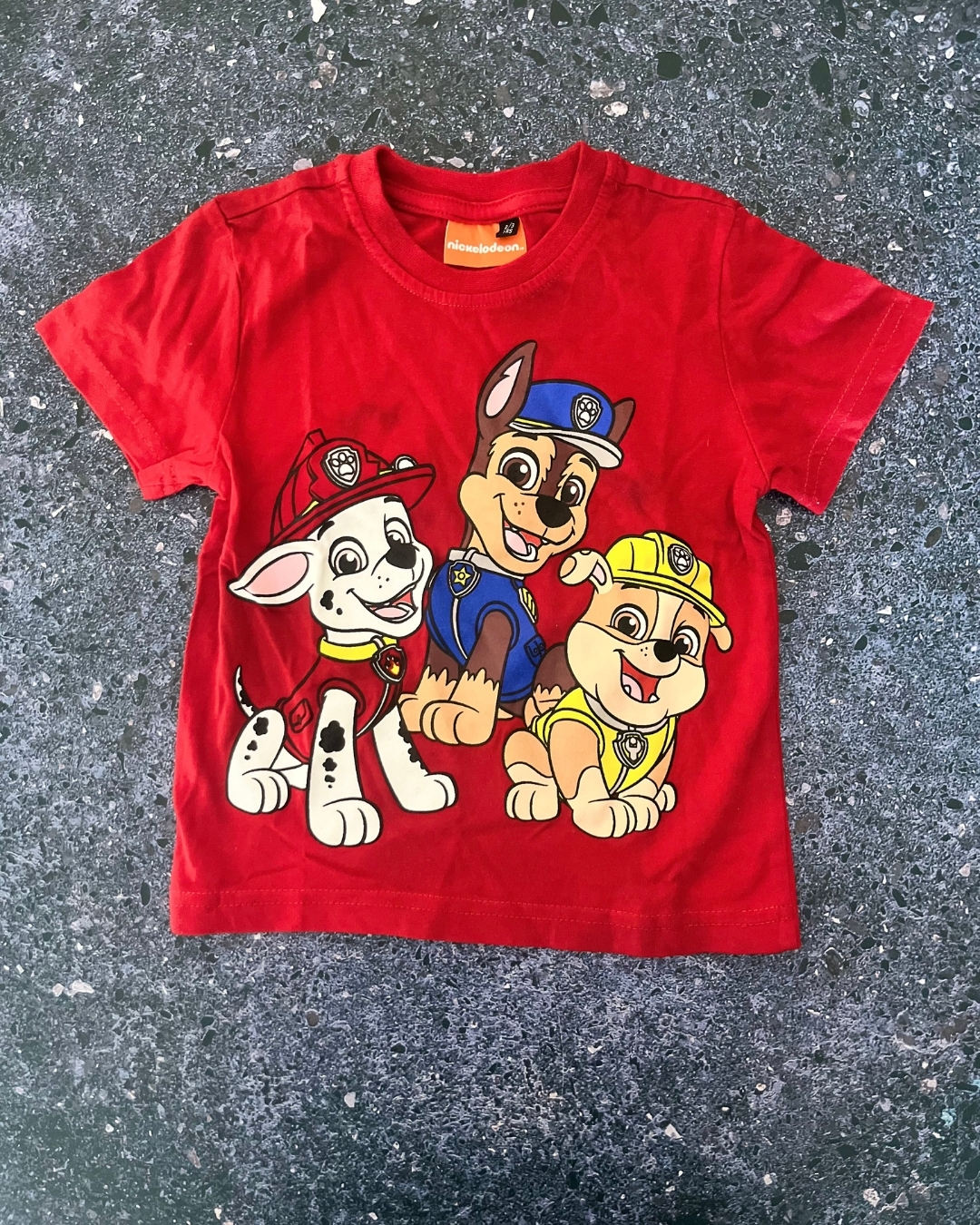 Nickelodeon red Paw Patrols T-shirt 2/3Y – Nearly New Kids